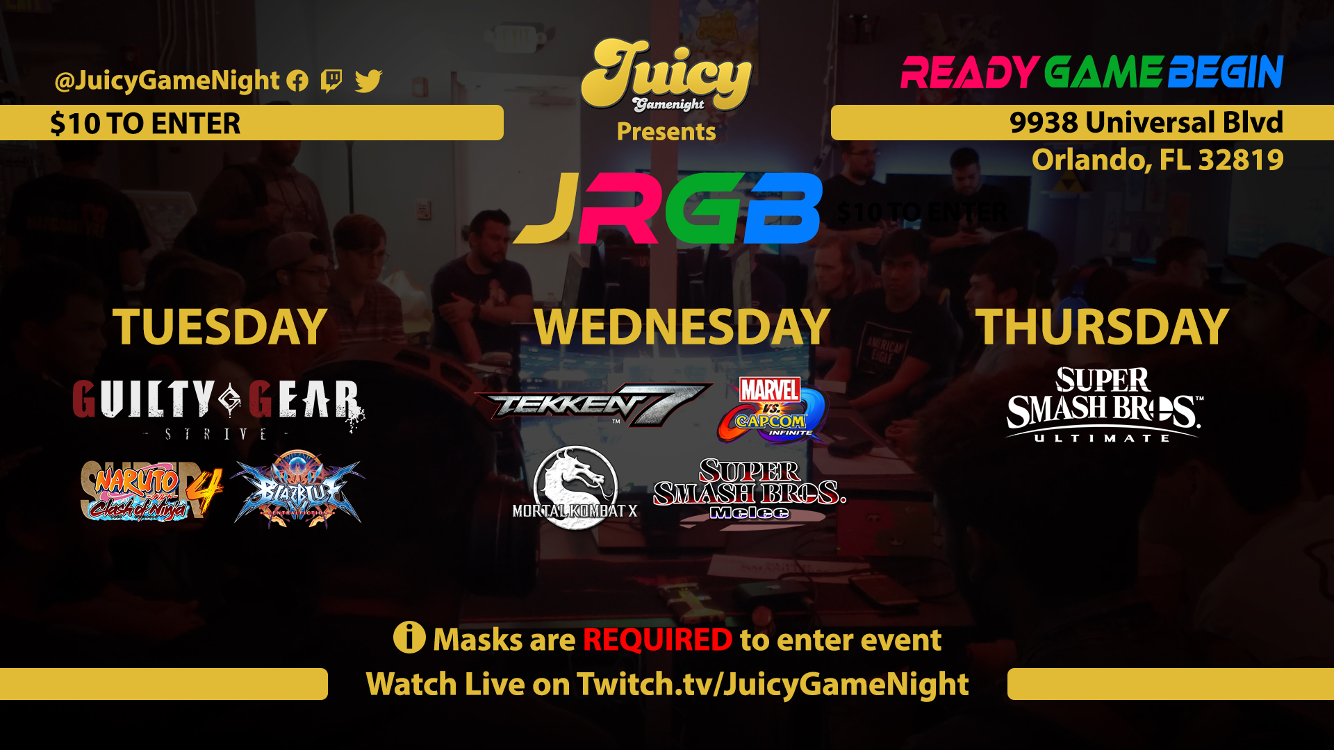 JRGB FGC Night #14 | Attendee Details