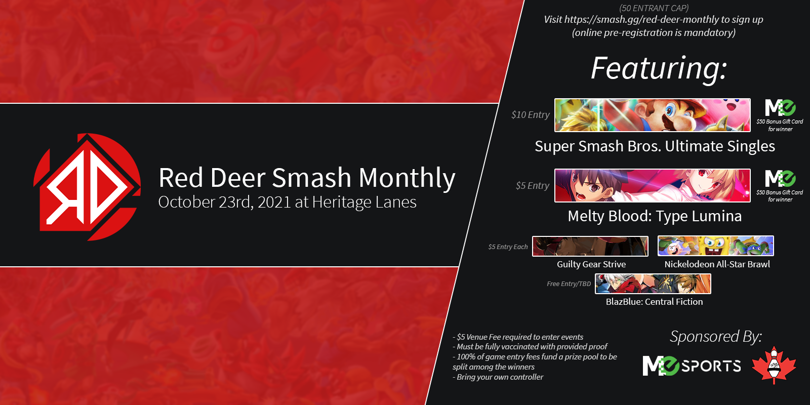 Red Deer Smash ... | Brackets