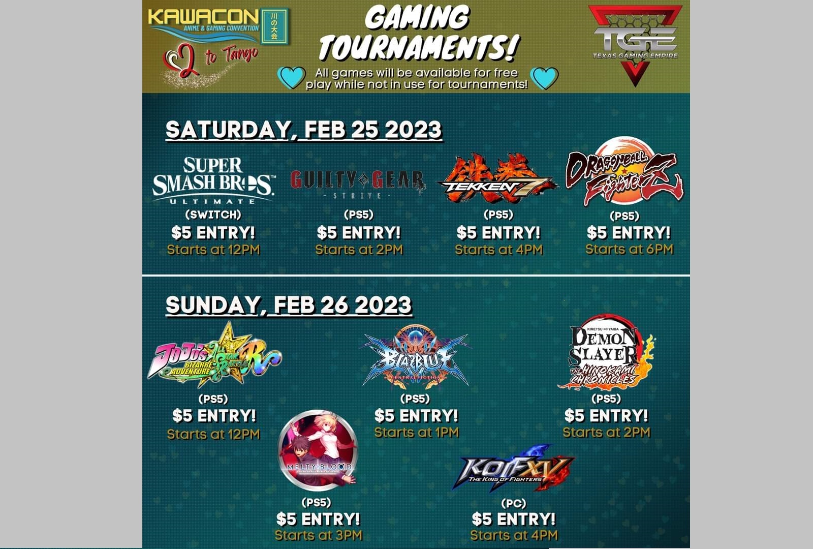 Kawacon 2023 | Brackets