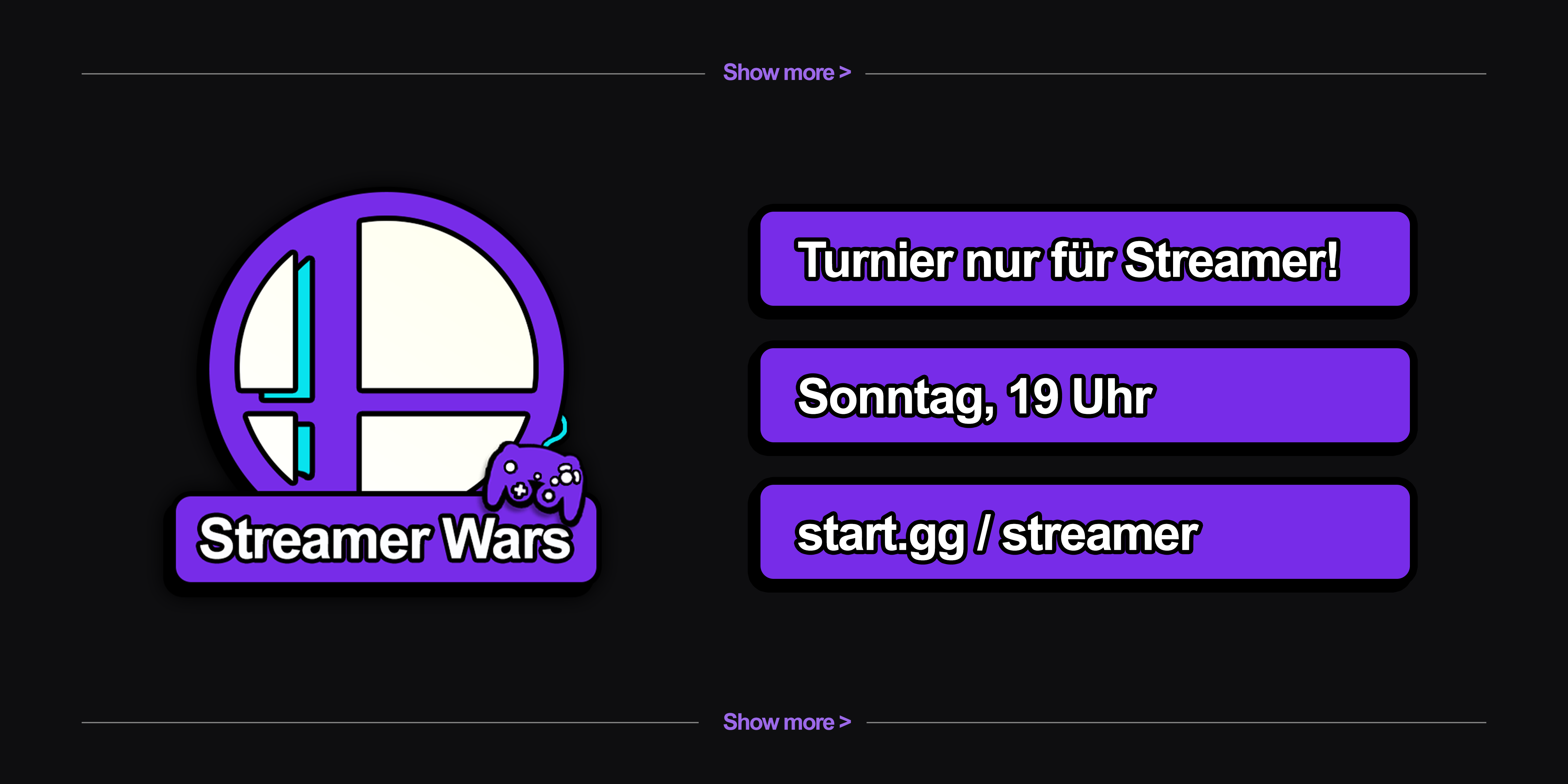 Streamer-Wars #2 | Events