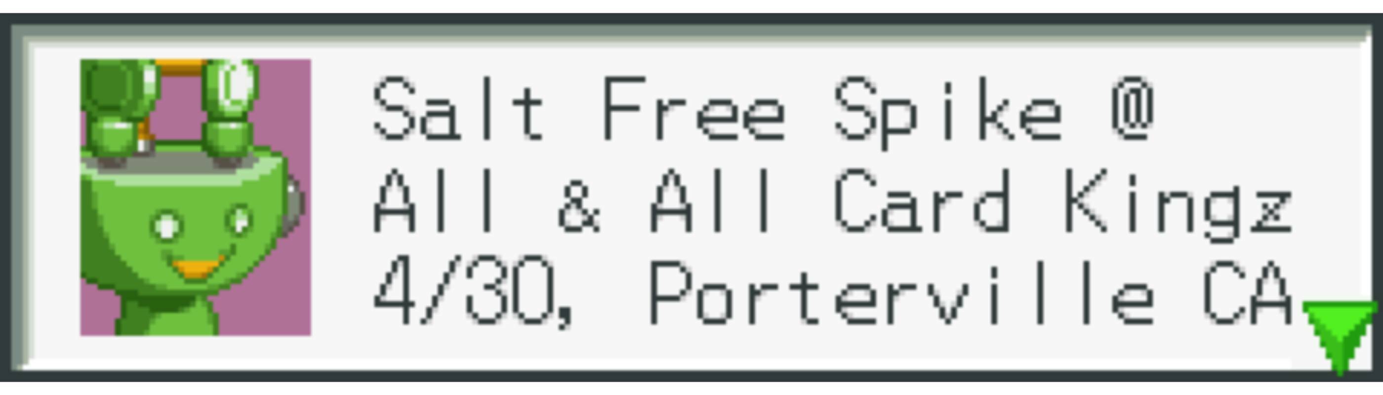 Salt Free Spike... | Register