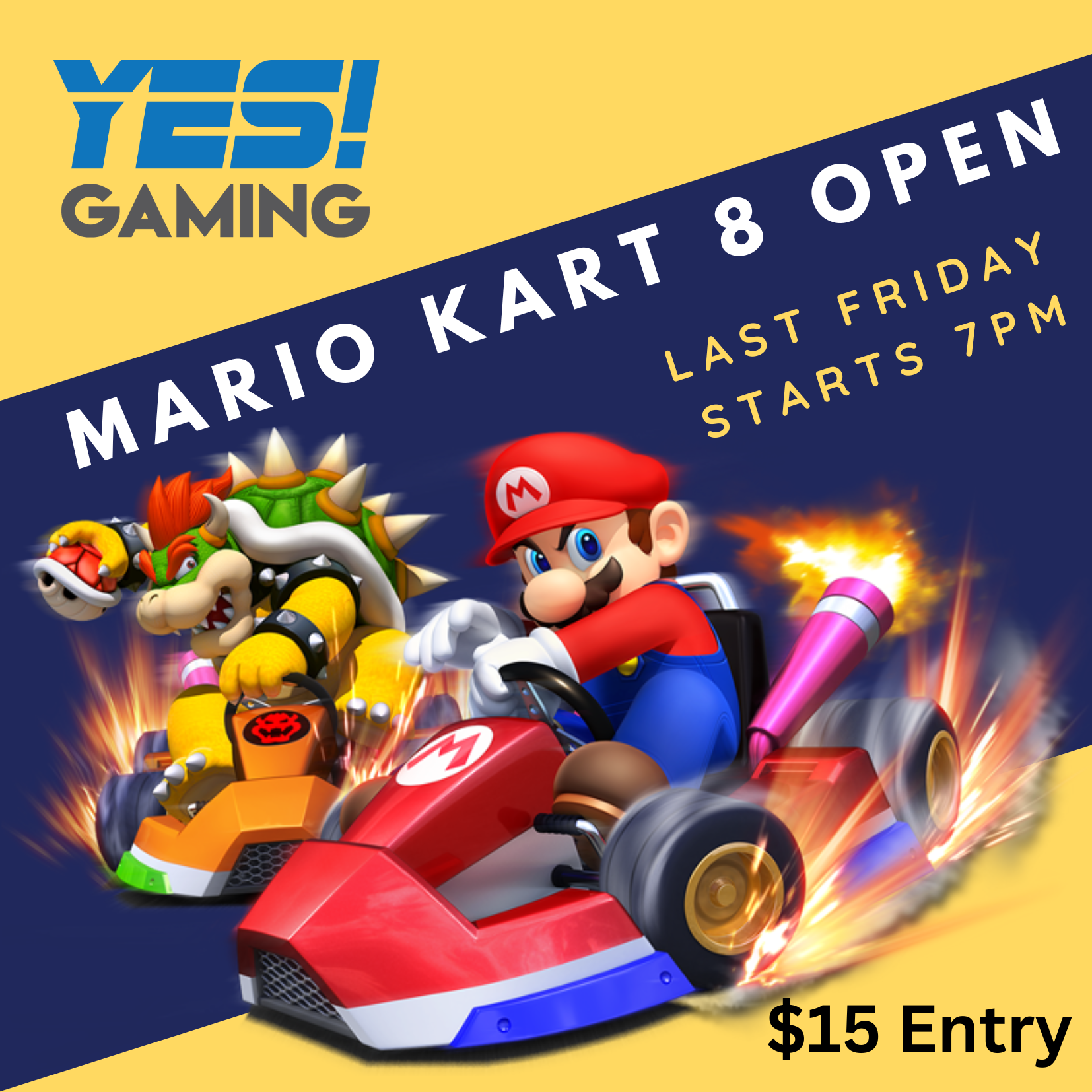 YES Mario Kart ... | Events