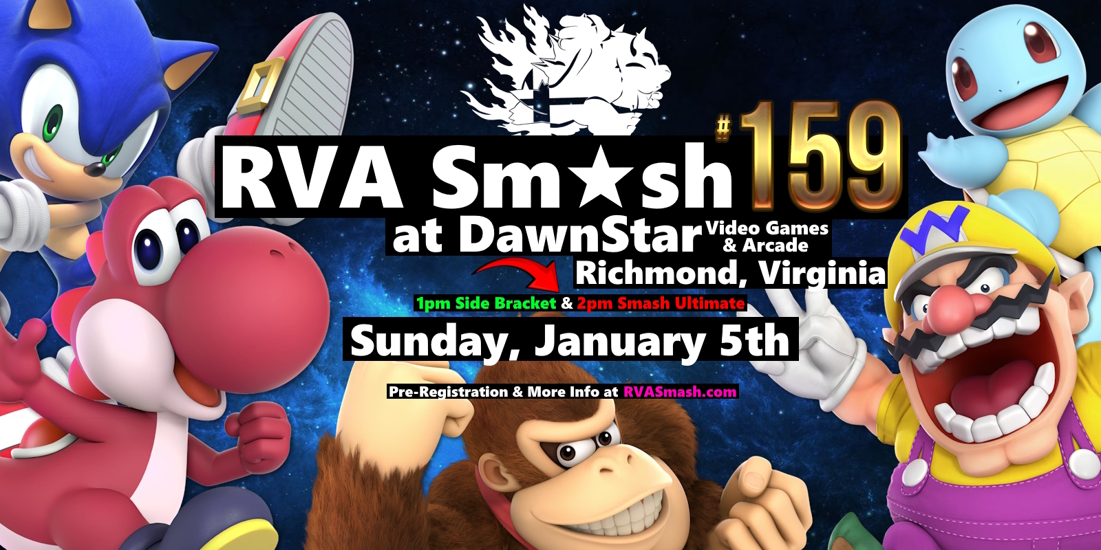 RVA Sm★sh #159:... | Brackets