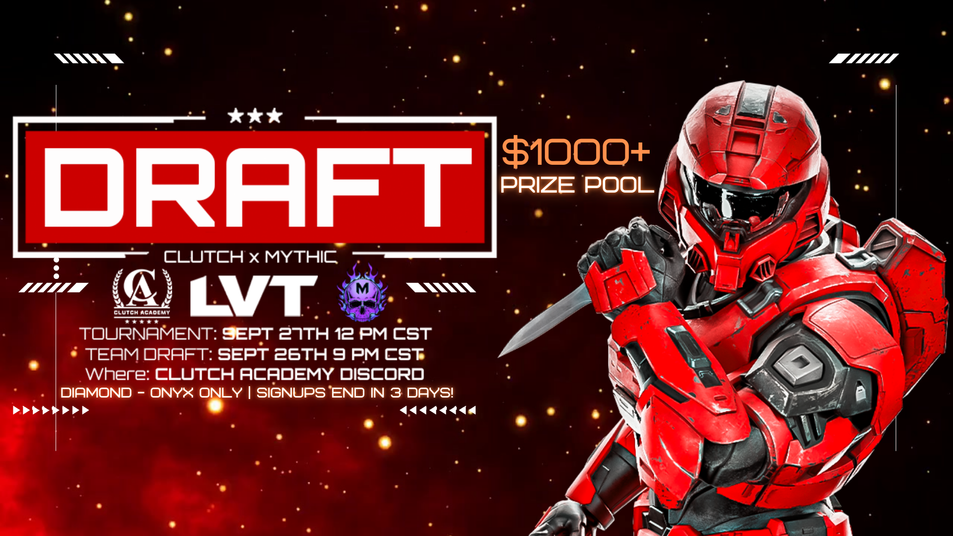 LVT + Clutch Academy 4v4 D1+ Draft Tourney